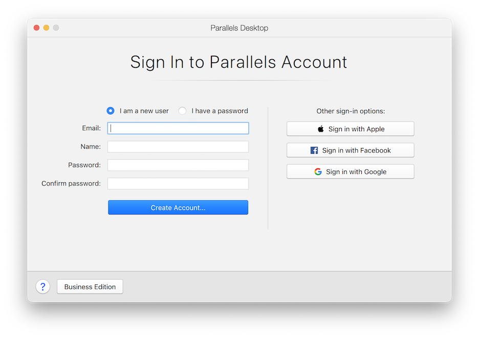 Parallels Desktop Help - Activate and Register Parallels Desktop